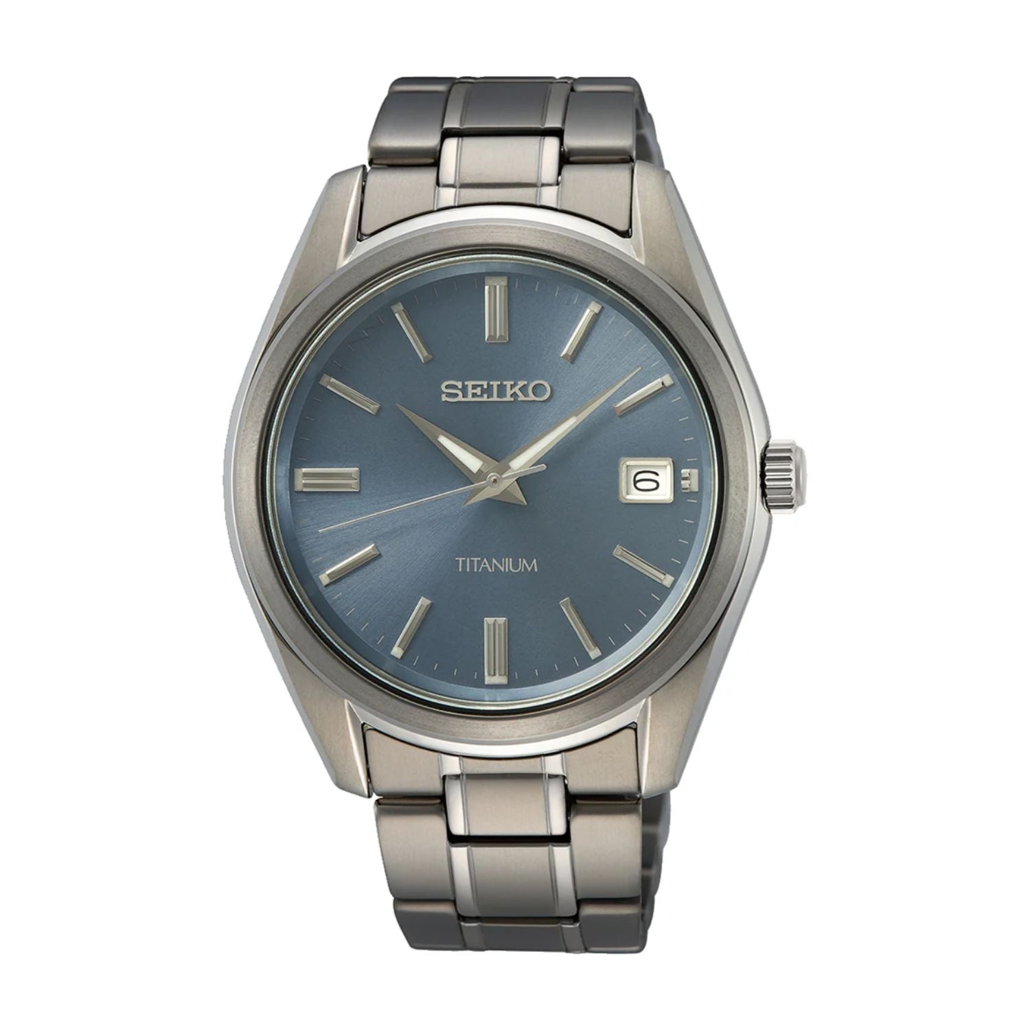 Seiko Essentials Titanium SUR371 40mm – Horus Perú